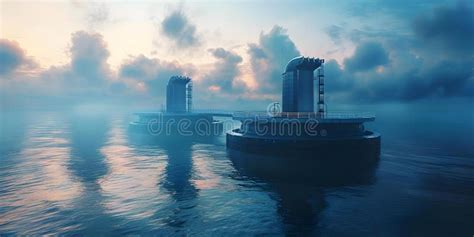Cutting Edge Tidal Power Plant Project Harnessing Ocean Tides For
