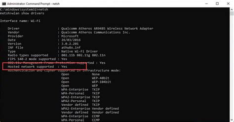 how to create a wifi hotspot on windows 10 using command prompt cmd