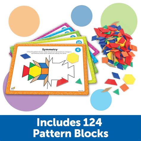 learning resources pattern block math activity set my school bus