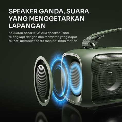Jual Robot Speaker Bluetooth Bass Outdoor Rgb Waterproof Ipx5 Bluetooth 5 3 1500mah Speaker Tws