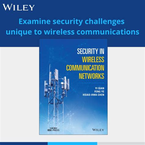 Security In Wireless Communication Networks Wiley