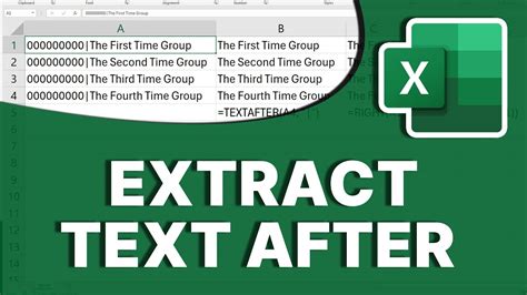 extract text after delimiter in excel youtube