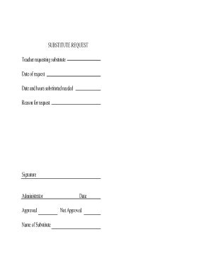 Fillable Online Images Pcmac SUBSTITUTE REQUEST Images Pcmac Fax Email Print PdfFiller