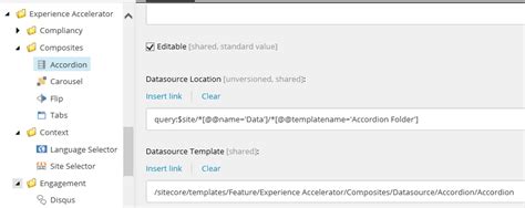 data sources sitecore documentation