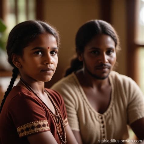 Multi Generational Indigenous Australian Households Stable Diffusion