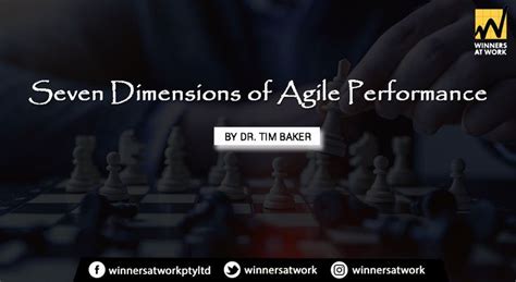 Seven Dimensions Of Agile Performance To See The Facts Visit