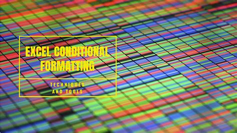 Transform Your Data Insights With Excels Conditional Formatting Techniques