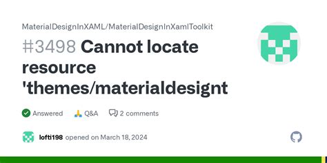 Cannot Locate Resource Themes Materialdesigntheme Defaults Xaml Materialdesigninxaml