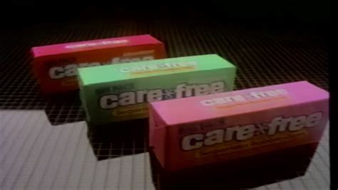 1980s Carefree Gum Commercial Youtube