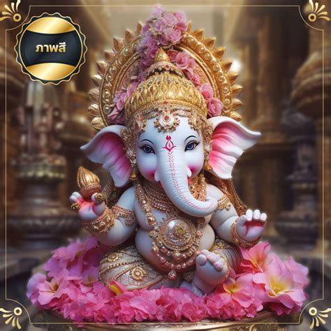 รูปภาพ รูปมงคล A6 พระพิฆเนศ บาละคณปติปางเด็ก รูป รูปภาพเทพฮินดู สไตล์มินิมอล เสริม ให้พรลูกหลาน
