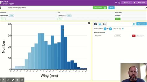 Make A Histogram With Dataclassroom Youtube
