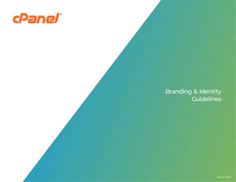 CPanel Branding Style Guides