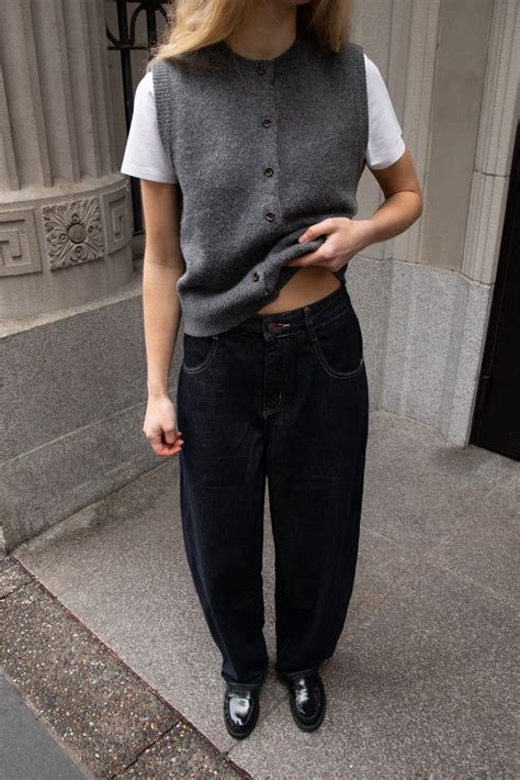 Button Up Knit Vest Button Sweater Vest Outfit Ribbed Knit Vest Style Button Down Sweater Vest