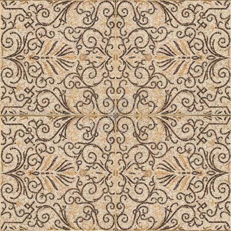 Mosaic Ancient Rome Floor Tile Texture Seamless 16412