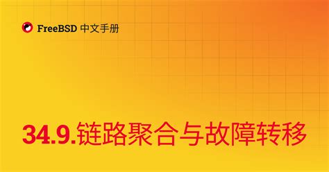 34 9 链路聚合与故障转移 Freebsd 中文手册