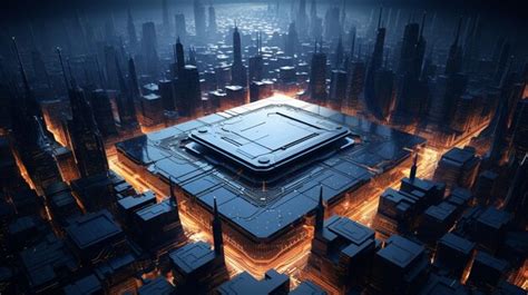 Premium Ai Image Wallpaper Microchip Processor Electronics Circuit