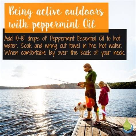 Being Active Outdoors With Peppermint Oil 🌸🌸🌸 Add 10 15 Drops Of