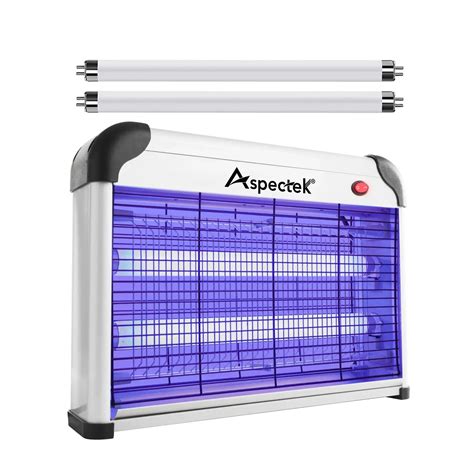 Aspectek 20w Indoor Bug Zapper Includes 2 Replacement Bulbs
