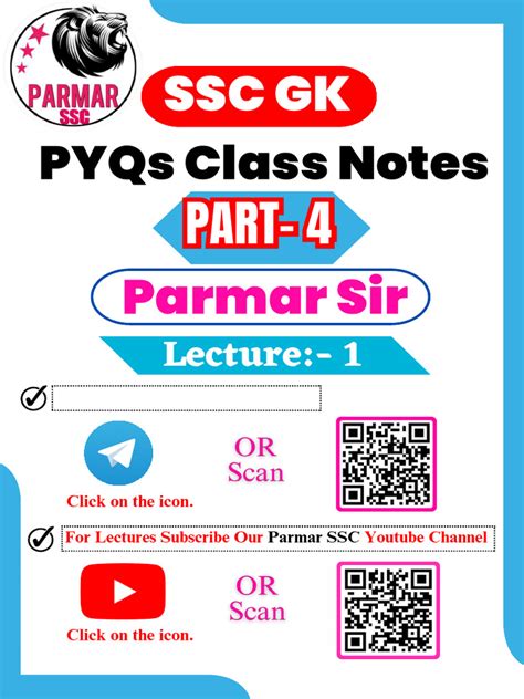Parmar Sir Pyq Part 4 Lecture No 1 To 28 Hindi Notes Pdf