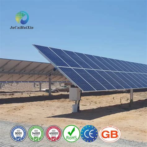 Wholesale Hot Dipped Galvanized Ground Solar Array Single Axis Mounting