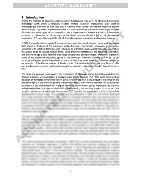 solution construction of an instant structured illumination microscope