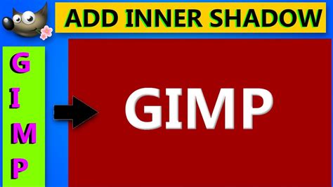 Gimp How To Add Inner Shadow In Gimp Youtube