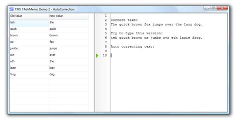 Tadvmemo Highly Configurable Syntax Highlighting Memo Control With Code