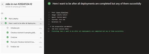 Azure Pipelines Do Something On Deployment Jobs Failed Or Succeeded Stack Overflow
