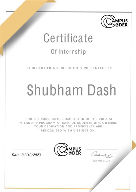 Shubham Dash On Linkedin Thrilled To Have Successfully Completed My Uiux Design Internship At
