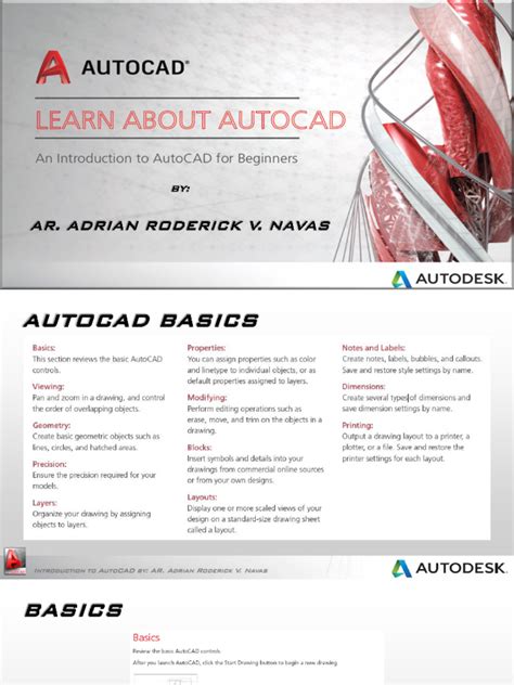 Autocad Basics Pdf Euclidean Geometry Geometry