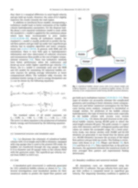 Solution 2015 731 Effect Of Bubble Diameter Size On Prediction Of Flow