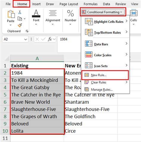 Ways To Compare Two Lists In Microsoft Excel How To Excel
