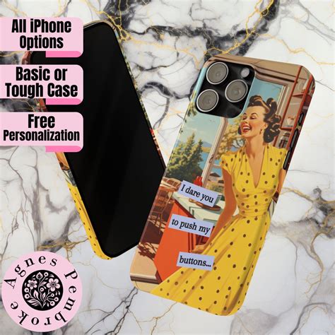 Custom Phone Case Retro Style Mobile Cover Vintage Art Slim Etsy