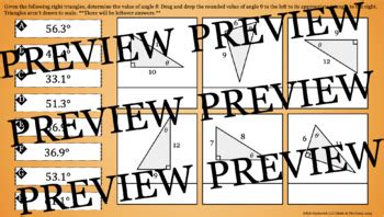 Right Triangle Trigonometry For Google Slides By Math At The Core