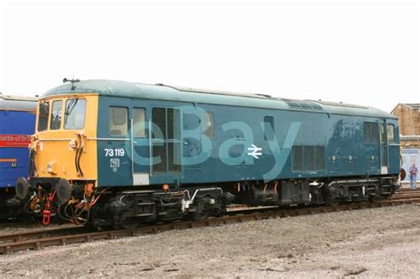 Uk Railway Photograph Of Class 73 Locomotive 73119 Rm73 123 £170