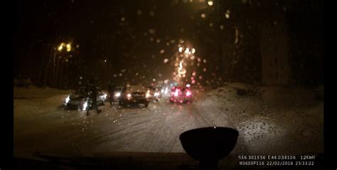 Помощь при ДТП или ночное видение Trendvision Tv 107 Gps в непогоду — Lada Калина седан 1 6 л