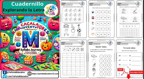 Cuadernillo De Sílabas Letra M Pdf Gratis