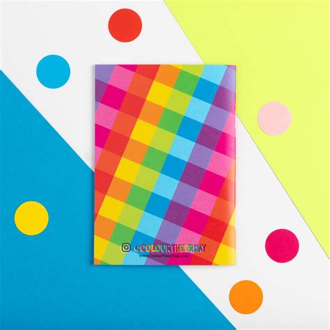 Colourful Notes A6 Notebook By Colour Their Day