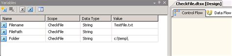 SSIS Get Any Flat File Source From Folder And Cache The Name As A Super Global Variable Stack