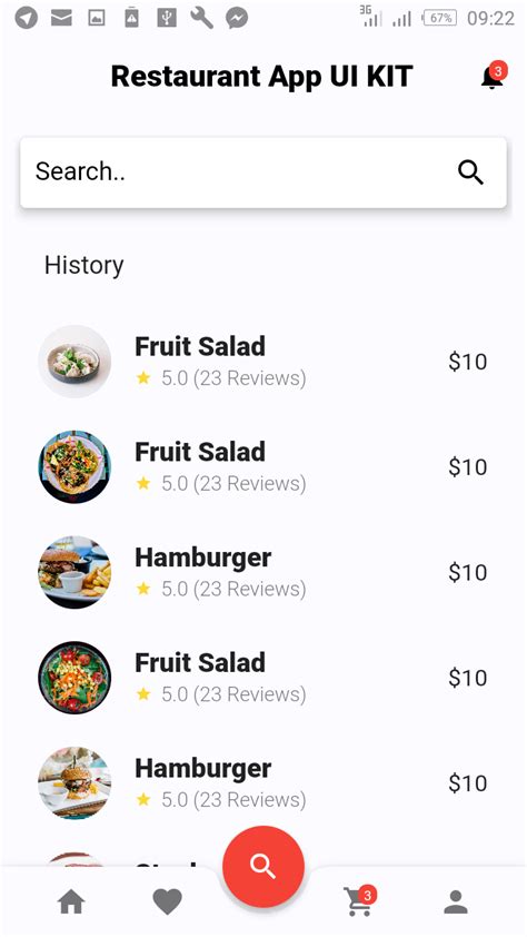 Flutter Restaurant Mobile App Programming Nigeria