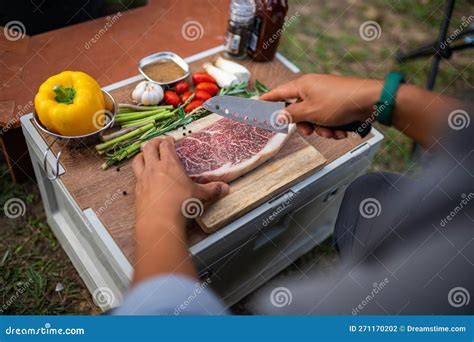 Cooking Steak Cooking Utensils Summer Picnic Bbq American Tradition