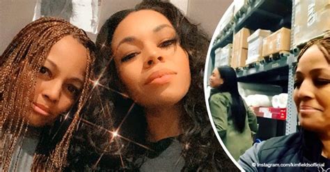 Kim Fields Of Rhoa And Her Sister Alexis Have Fun Running To Ikea At