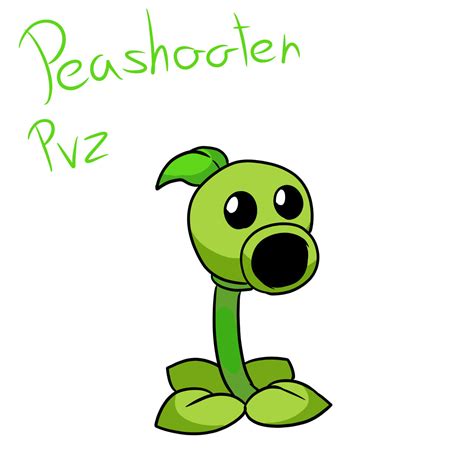 Peashooter Drawing At Tyler Cobb Blog