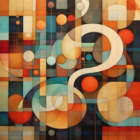 Premium Ai Image A Piece That Incorporates Repetitive Shapes Patterns