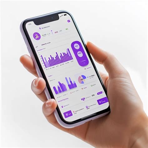 A Mobile App Showing Realtime Analytics And Reporting For An Online
