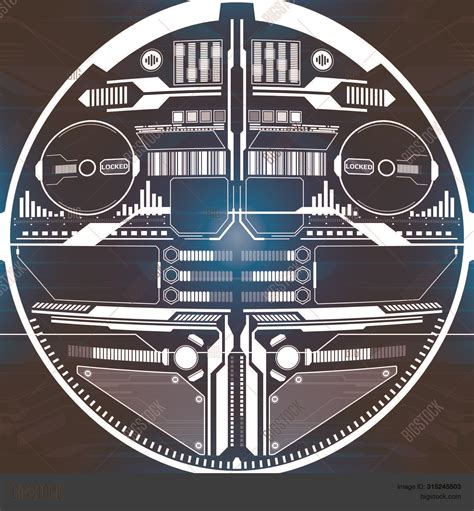 Hud Futuristic Hi Vector Photo Free Trial Bigstock