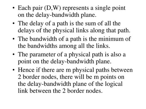 Ppt Topology Aggregation And Routing In Bandwidth Delay Sensitive