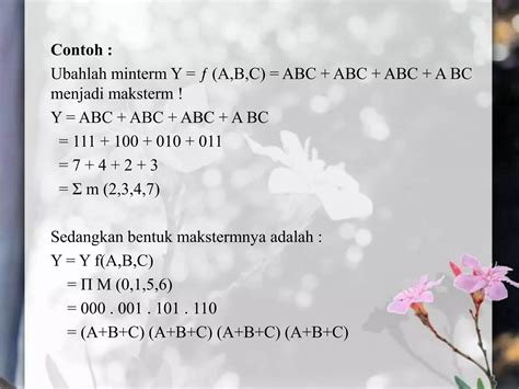 Sum Of Product Dan Product Of Sum Pptx