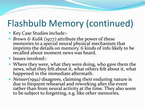 Ppt Flashbulb Memory Powerpoint Presentation Free Download Id 4502163