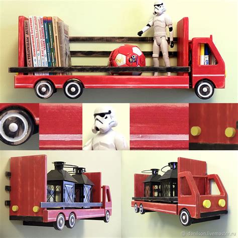 Полка под коллекцию машинок - 85 фото